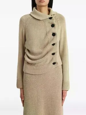 Khaite Cardigan With Front Button