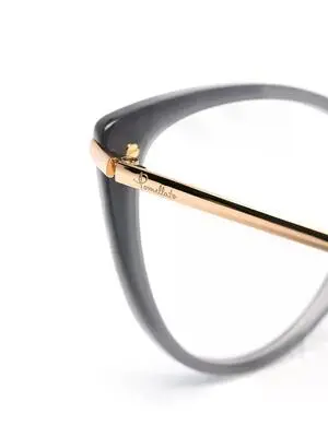 Pomellato Gold Round Frame Glasses