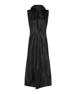 Givenchy Lavalliere Leather Midi Dress