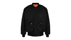 Givenchy Reversible Bomber Jacket - Black Orange