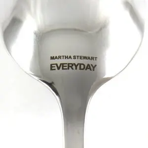 MARTHA STEWART 8 Piece Stainless Steel Dinner Spoon Set