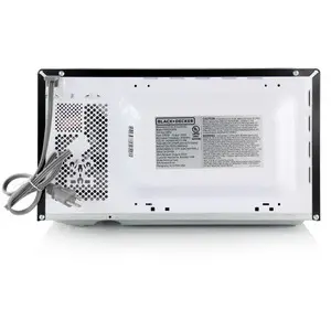 BLACK AND DECKER 700w Digital Microwave Oven With Turntable In Stainless Steel