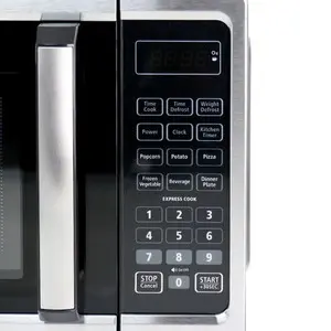 BLACK AND DECKER 700w Digital Microwave Oven With Turntable In Stainless Steel