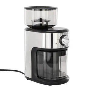 MR. COFFEE 18 Cup Automatic Burr Grinder With Removable Bean Hopper - Silver