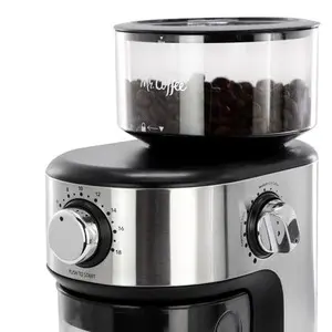 MR. COFFEE 18 Cup Automatic Burr Grinder With Removable Bean Hopper