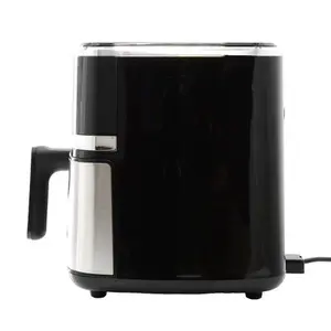 BETTER CHEF 5.3 Quart Digital Display Air Fryer With Touch Controls In Silver