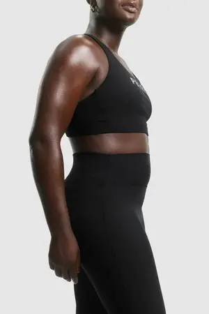 PELOTON Cadent Everyday Racerback Bra - Jet Black