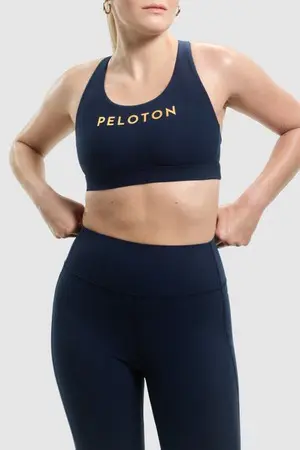 PELOTON Cadent Everyday Racerback Bra - Navy