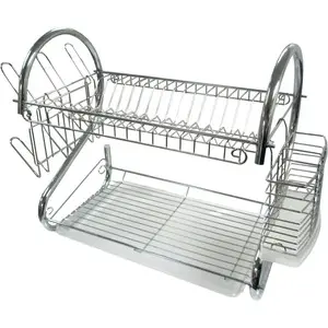 BETTER CHEF 16-inch Chrome Dish Rack - Silver