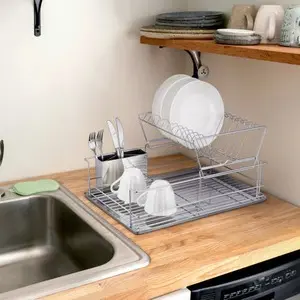 BETTER CHEF 4 Piece 18.5" Dish Drying Rack Set