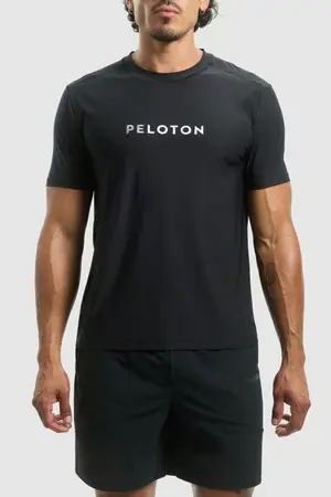 PELOTON Essential Multi Seam Short Sleeve T-shirt - Black