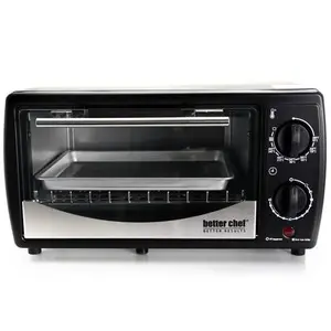BETTER CHEF 9 Liter Stainless Steel Toaster Oven And Broiler