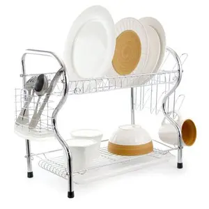 BETTER CHEF 16-inch 2 Level Dish Rack