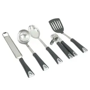 MARTHA STEWART 18 Piece Stainless Steel And Wood Assorted Gadget Set