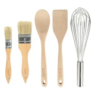 MARTHA STEWART 18 Piece Stainless Steel And Wood Assorted Gadget Set
