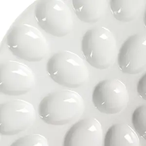 OUR TABLE Simply 13 Inch Egg Serving Platter