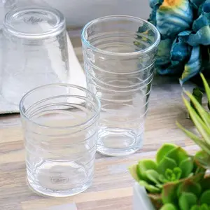 GIBSON HOME 16 Piece Swirl Assorted Glassware Set