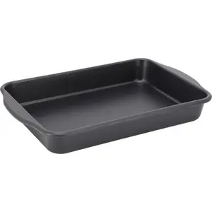 OSTER Teston Platinum Collection 13x9 Inch Nonstick Carbon Steel Baking Pan - Black