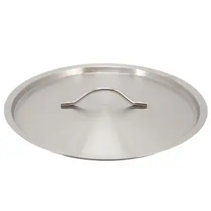 MEGACHEF Professional Kitchen 52.8 Quart Round Stainless Steel Stock Pot With Lid