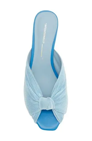 Intentionally Blank Curfew Knot Slide Sandal - Baby Blue