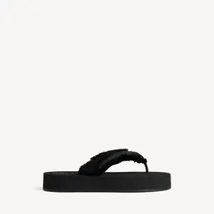 Balenciaga Jet Lag Thong - Black