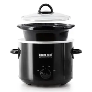 BETTER CHEF 3 Quart Slow Cooker With Removable Stoneware Crock