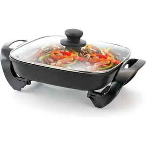 BETTER CHEF 11.5" Non-stick Electric Skillet - Black