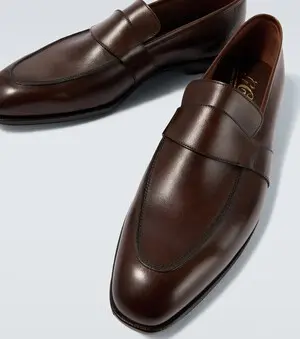 George Cleverley Owen Leather Loafers