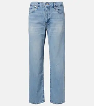 FRAME The Off Duty Hang Straight Jeans - Blue