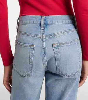 FRAME The Off Duty Hang Straight Jeans - Blue