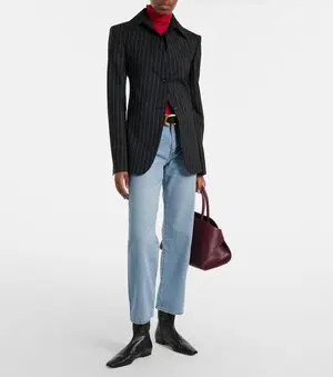 FRAME The Off Duty Hang Straight Jeans - Blue