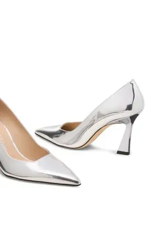 STUART WEITZMAN Vinnie 85 Pump - Silver