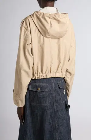 Moncler Carex Hooded Jacket - Beige