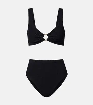 Hunza G Nadine Bikini Set - Black