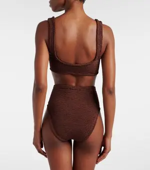 Hunza G Nadine Bikini Set - Brown