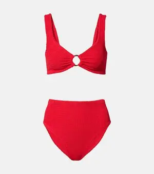 Hunza G Nadine Bikini Set - Red