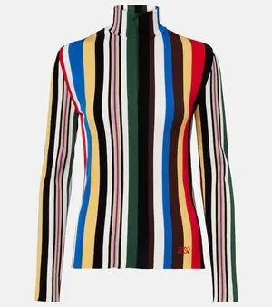 Loewe Striped Half-zip Sweater