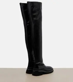 Khaite Fallon Leather Over-the-knee Boots