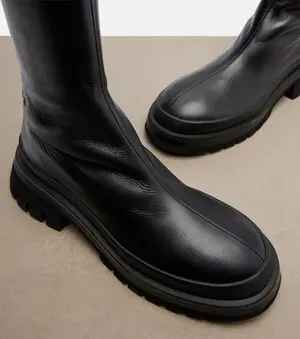 Khaite Fallon Over-the-knee Leather Boots