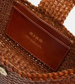 Rixo Saorise Small Shoulder Bag - Brown