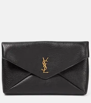 Saint Laurent Cassandre Large Pouch - Black