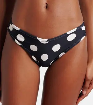 MONTCE Lulu Polka-dot Bikini Bottom - Black