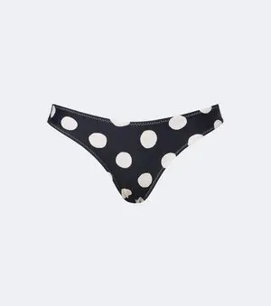 MONTCE Lulu Polka-dot Bikini Bottoms - Black