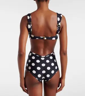 MONTCE Polly Polka-dot Bikini Bottom - Black