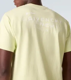 Givenchy Stamp Cotton Jersey T-shirt - Green