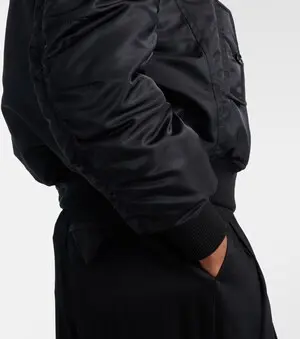 Bottega Veneta Intrecciato Leather-trimmed Blouson Jacket