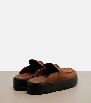 Prada Suede Mules