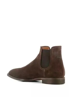 ALBERTO FASCIANI Flat-sole Chelsea Boots - Brown