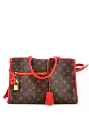 LOUIS VUITTON Popincourt Nm Handbag Monogram Canvas - Red