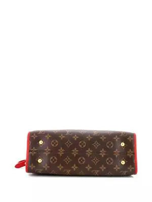 LOUIS VUITTON Popincourt Nm Handbag Monogram Canvas - Red